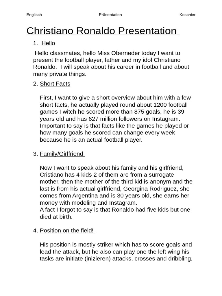 Cristiano Ronaldo: Career Overview 2024 | PDF | Association Football ...