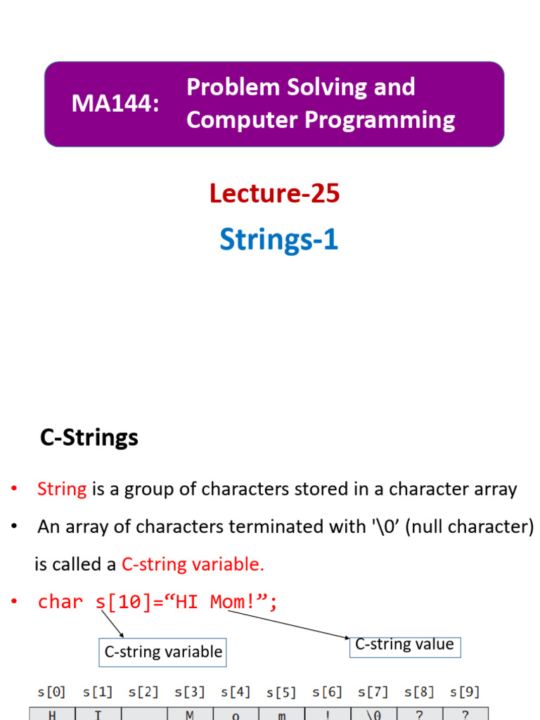 Lecture 25 22 11 2023 Pdf String Computer Science Namespace