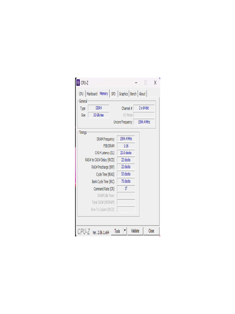 Bios PC Cpuz Kinhston 3600 | PDF
