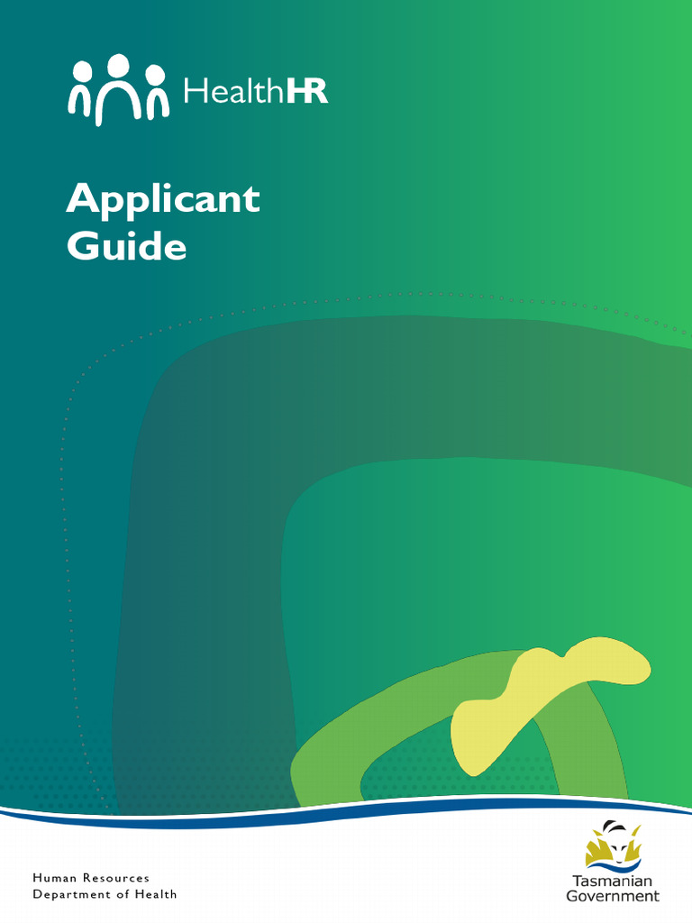 Department of Health - Applicant Guide July 2021 | PDF | Résumé ...