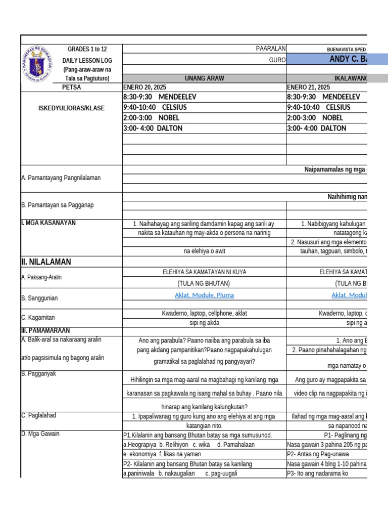 Filipino 9 Q3 W3 | PDF