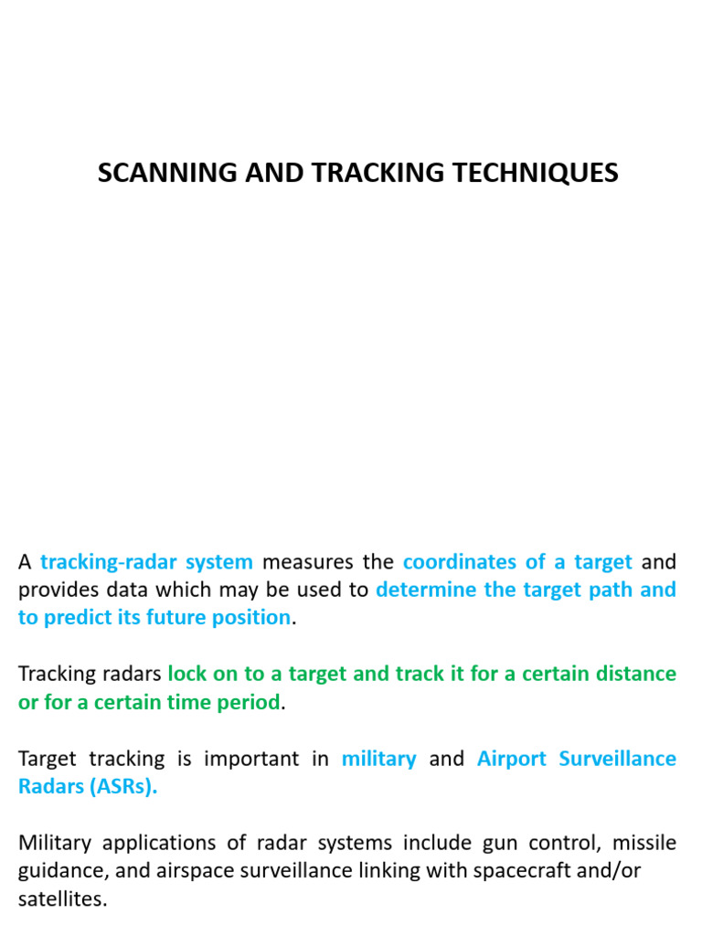 unit 5 - part 4 | PDF | Radar | Doppler Effect