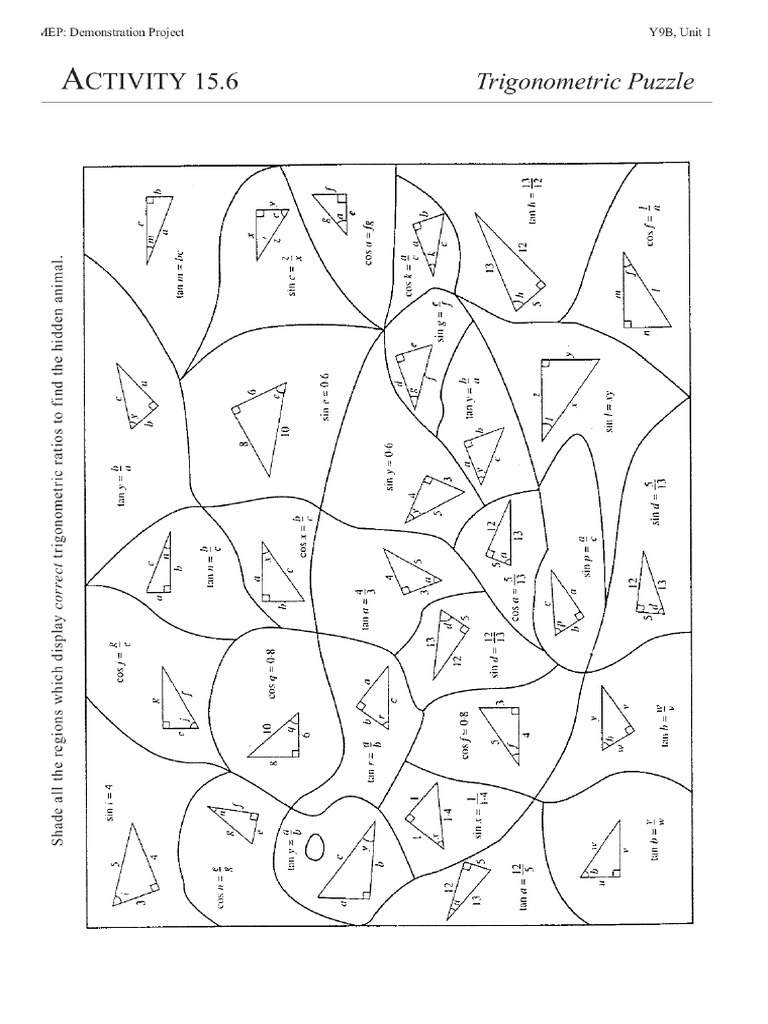 4.trigonometric Puzzle | PDF