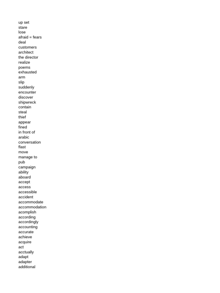 Essential Vocabulary for Communication | PDF