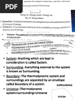 Thermodynamics Short Notes | PDF | Thermometer | Temperature