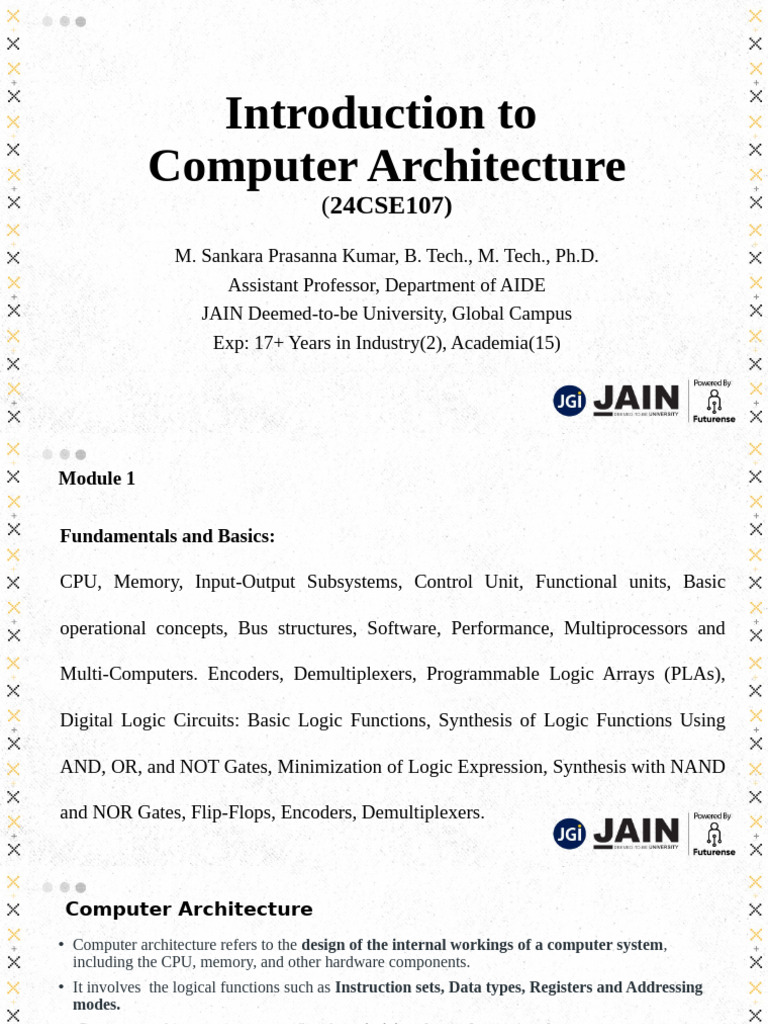 Introduction to computer architecture | PDF | Logic Gate | Computer ... Introduction to computer architecture | PDF | Logic Gate | Computer ...