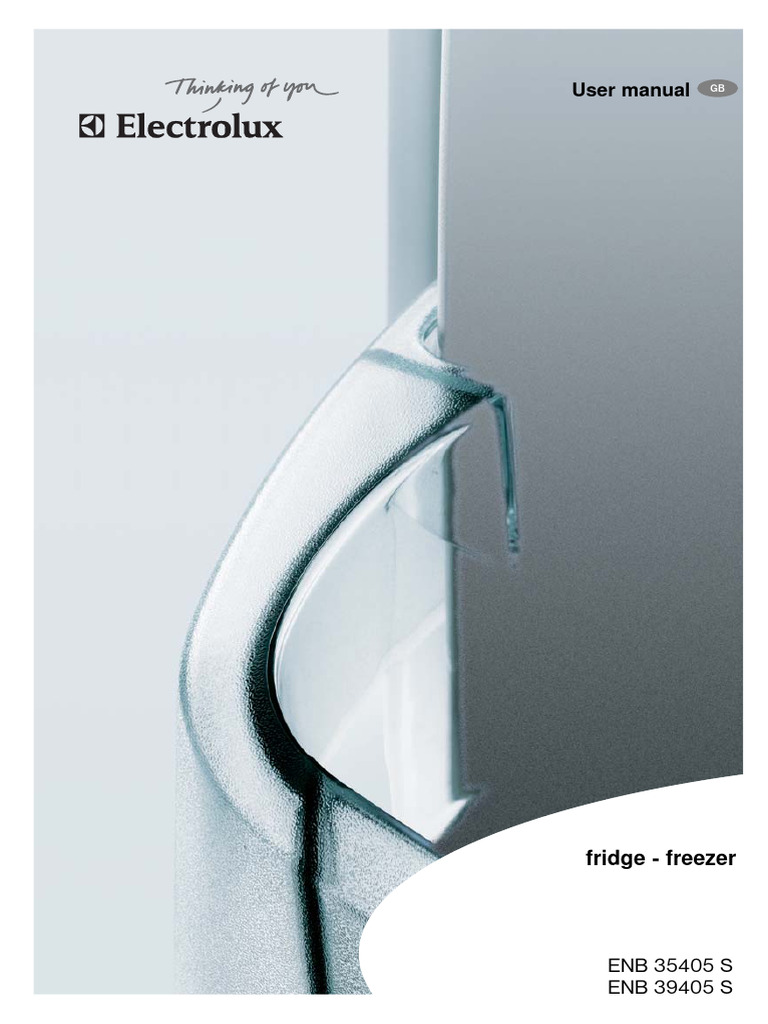 Electrolux S User Manual | PDF | Refrigerator | Ac Power Plugs And Sockets
