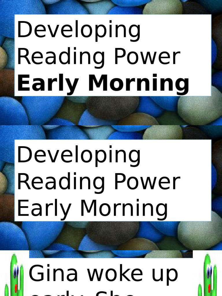 ENGLISH 2 PPT Q3 - Developing Reading Power 3 | PDF
