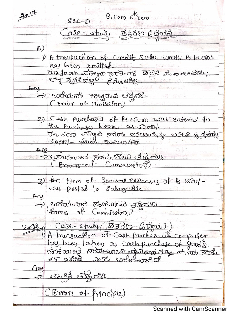 Auditing Case Studies | PDF