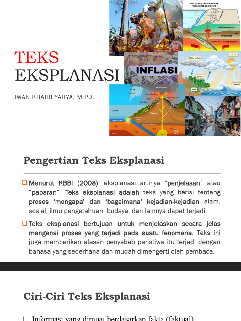 Teks Eksplanasi Kelas 9 | PDF