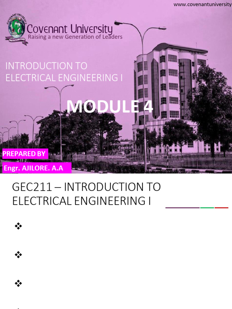 MODULE 4 LECTURE 1 | PDF | P–N Junction | Diode