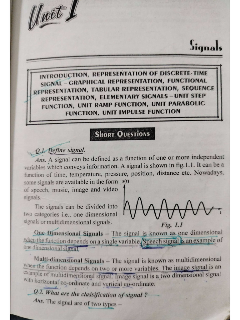 Signals Shivani | PDF
