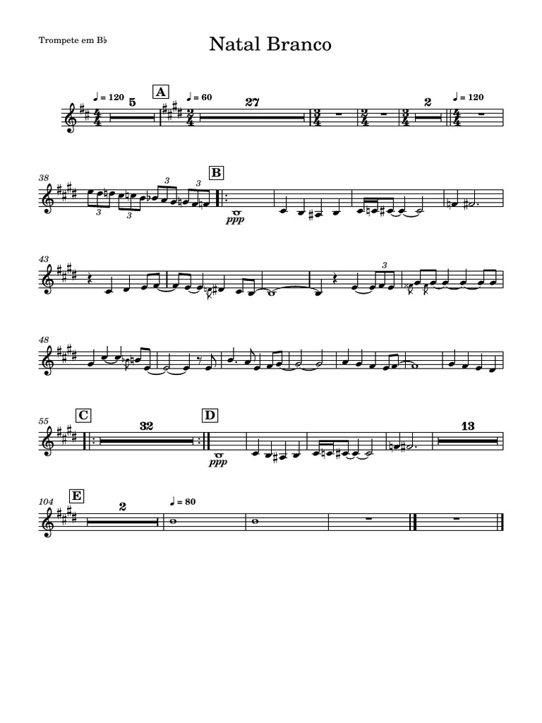 Natal - Branco Trompete 2 2024 | PDF