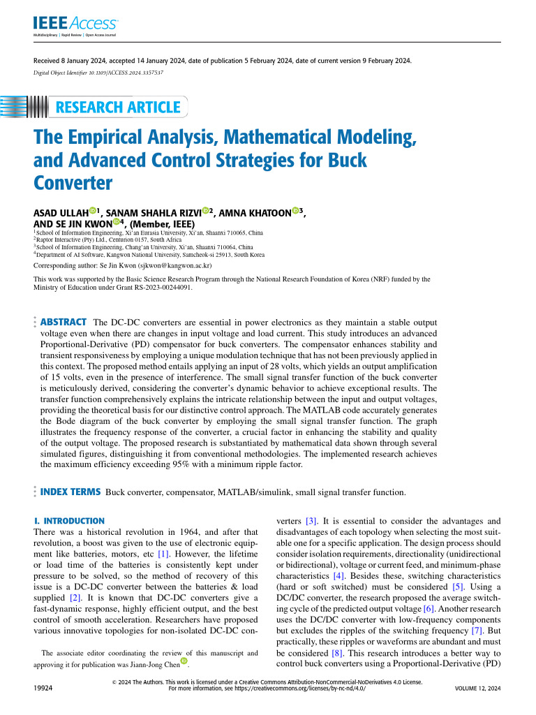 The Empirical Analysis Mathematical Modeling and Advanced Control ...