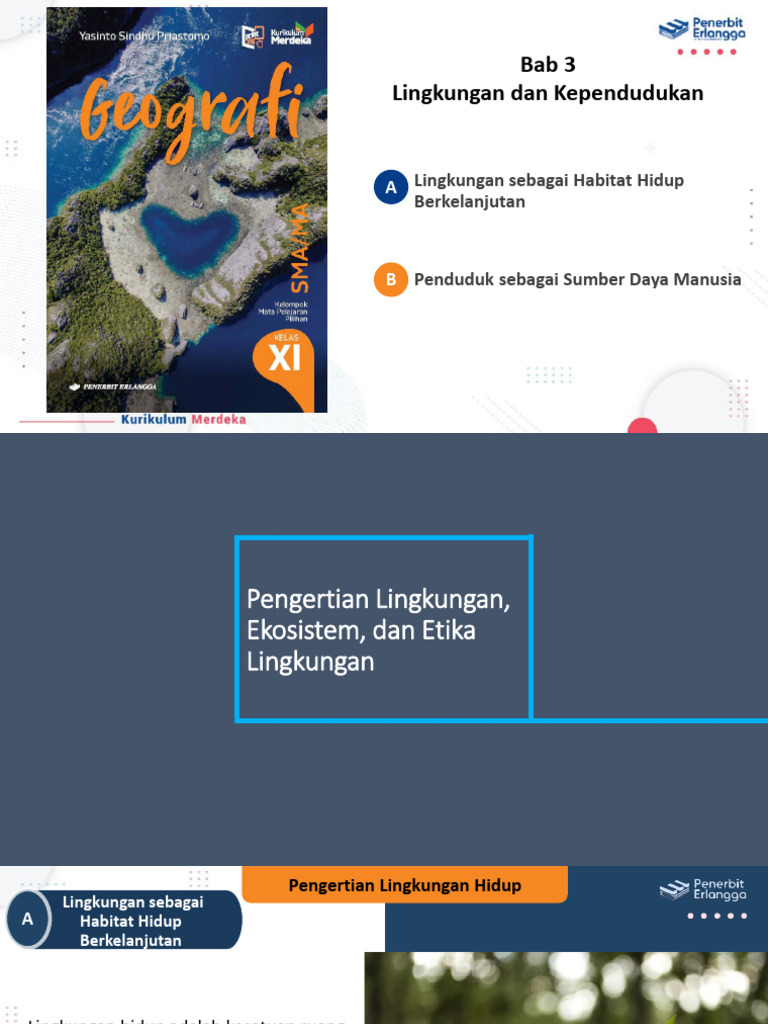 Bab 3 - LINGKUNGAN DAN KEPENDUDUKAN | PDF