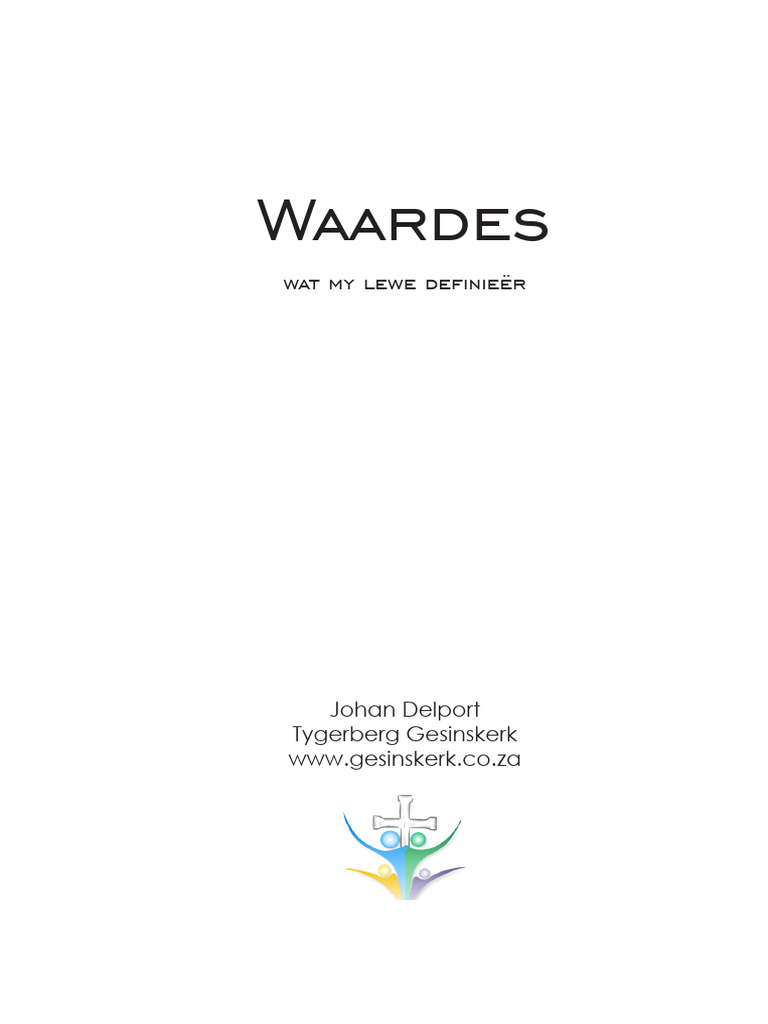 Waardes Wat My Lewe Definieër | PDF
