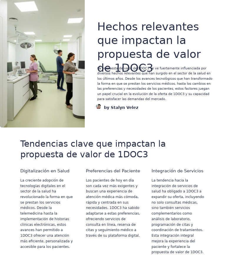 Impacto de Tendencias en 1DOC3 | PDF