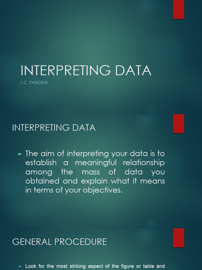 7 Interpreting Data | PDF | Statistics | Normal Distribution