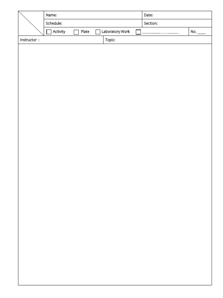 Template Form | PDF