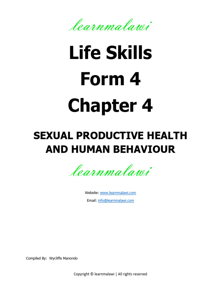 4 Sexual Productive Health and Human Behaviour | PDF | Reproductive ...