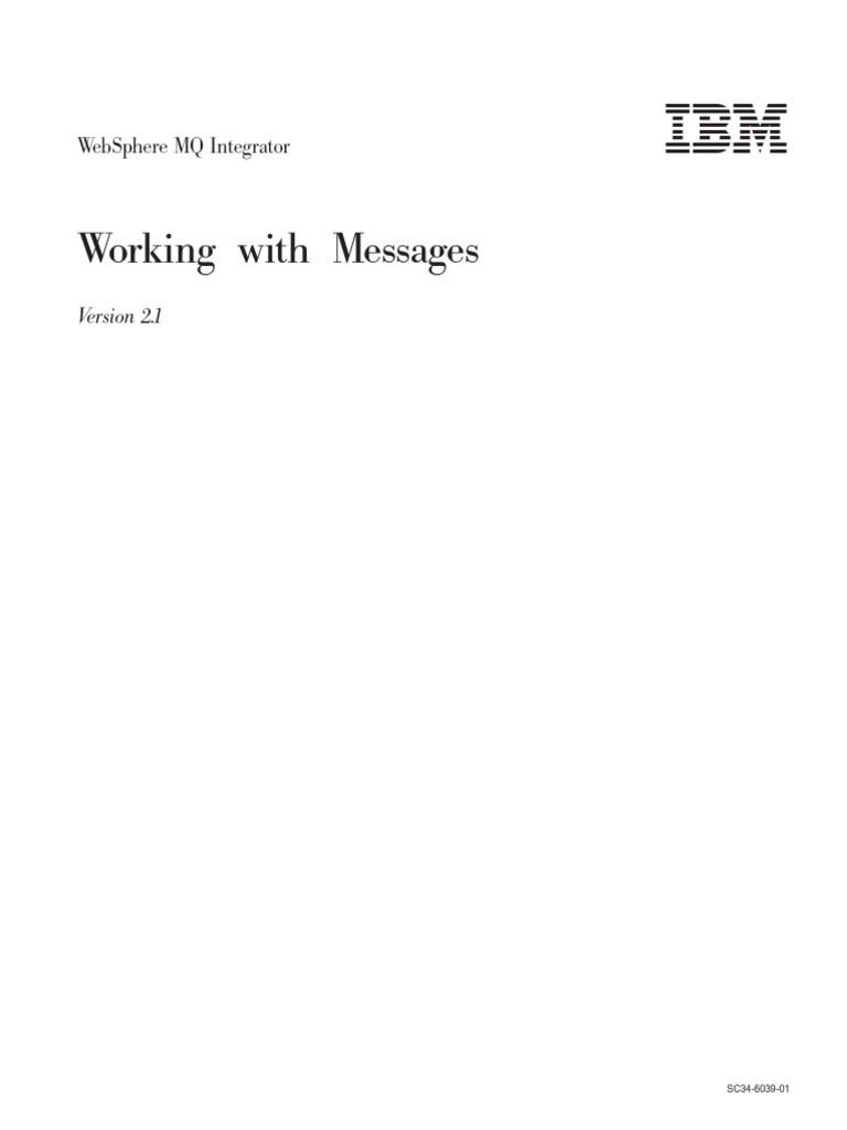 Working With Messages | PDF | Xml | Computing