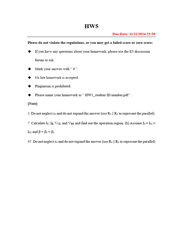 電子學_HW5 (2) | PDF