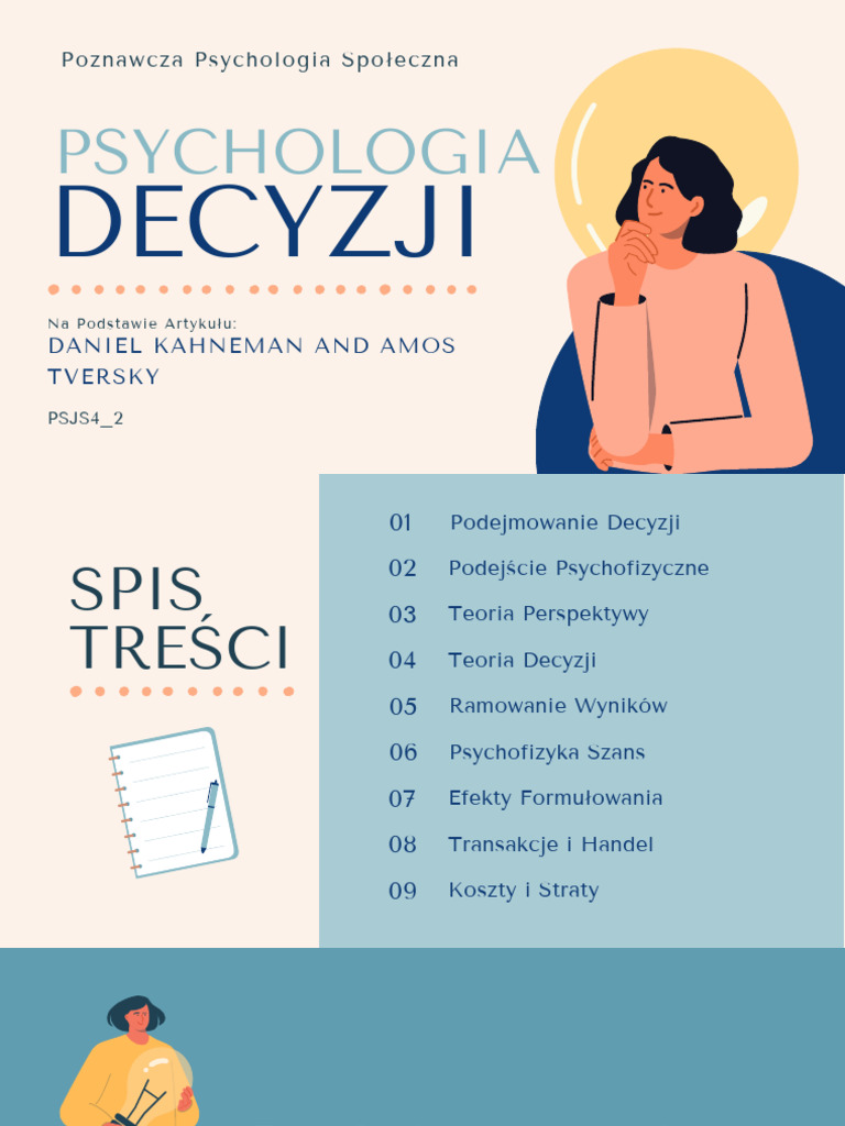 Psychologia Decyzji PDF Kopia | PDF