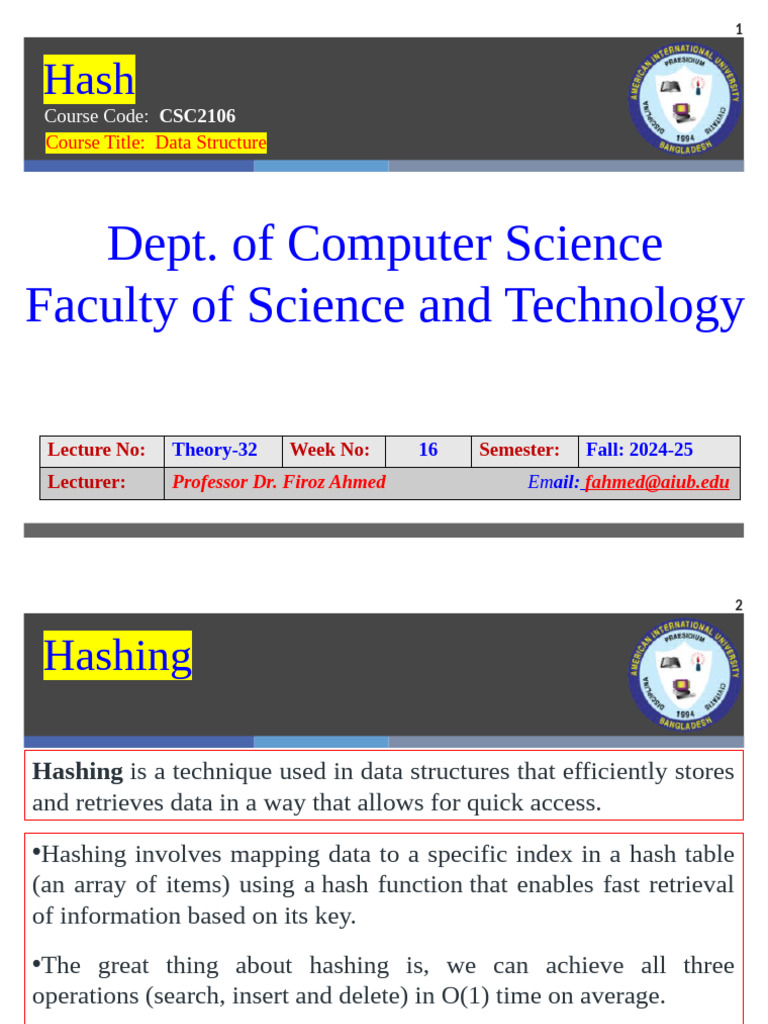DS Lecture 01.1 Fall-24-35 | PDF | Computer Science | Computer Data