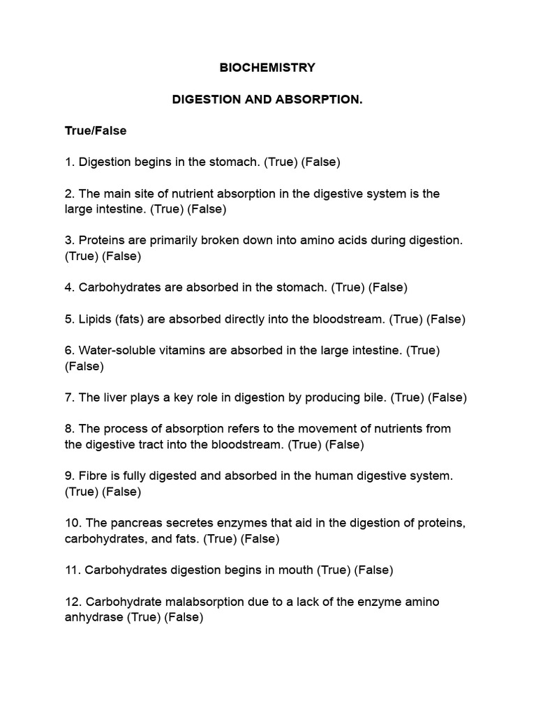 Untitled document_edited | PDF | Digestion | Human Digestive System