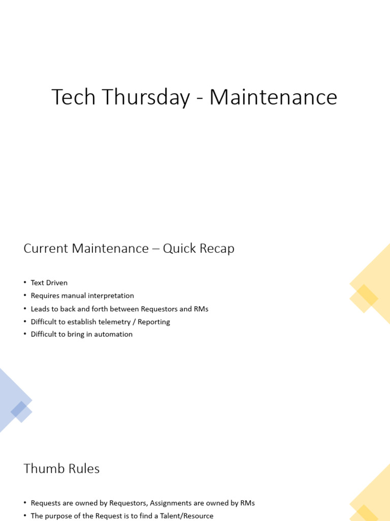 TechThurs_Maintenance | PDF | Computing | Software