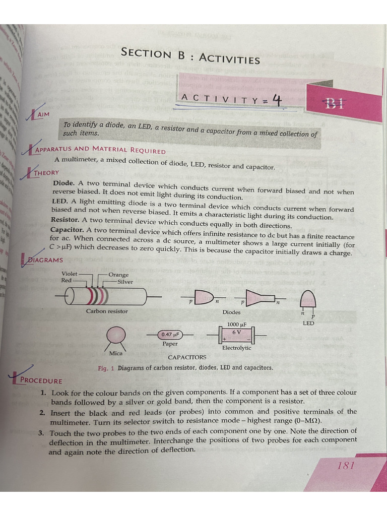 Activities 4,5,6 Section B Physics Lab Manual | PDF