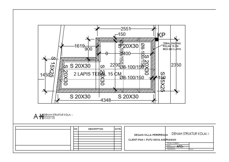Struktur Kolam | PDF