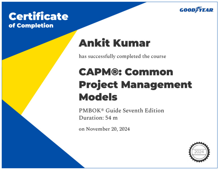 CAPM®_ Common Project Management Models | PDF