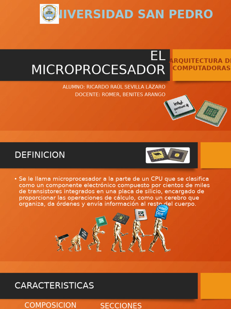 El Microprocesador | PDF | Microprocesador | Equipo de oficina