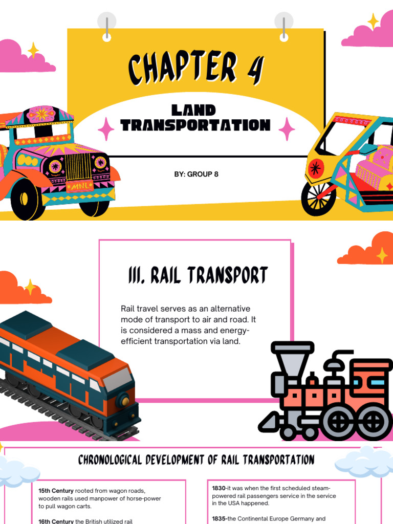 Chapter 4 GROUP 8 | PDF | Train | Rail Transport