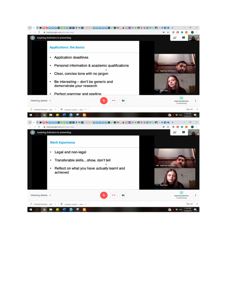 Aspiring Solicitors Workshop | PDF