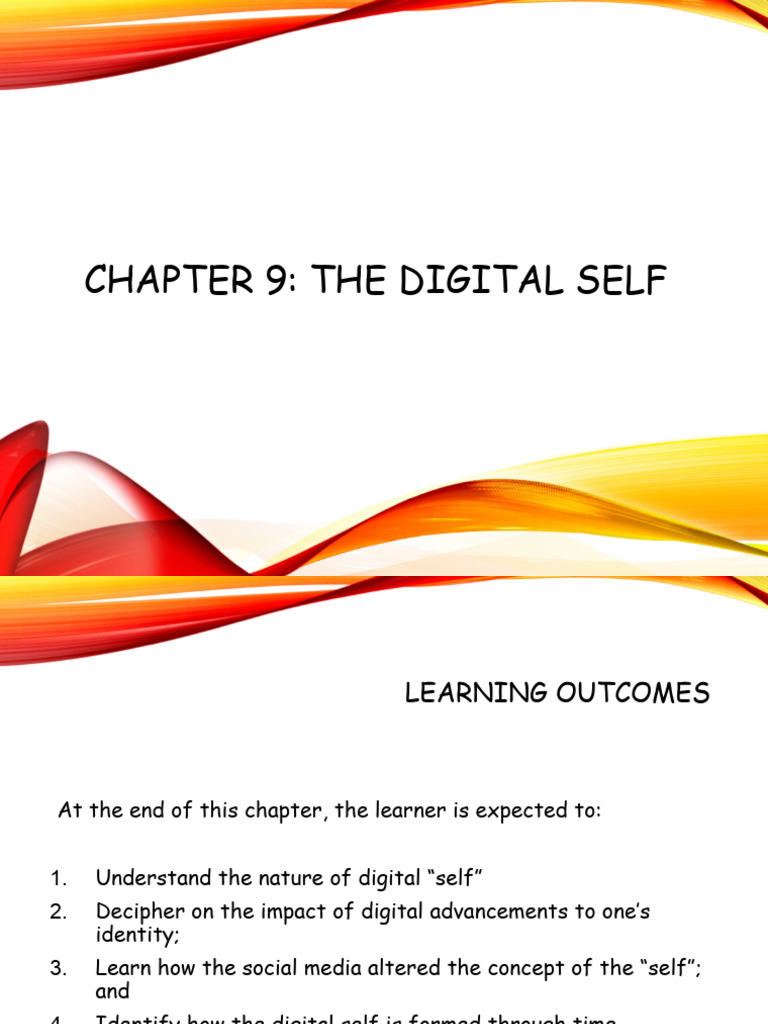 The Digital Self Pptx Pdf Self Harm Social Media