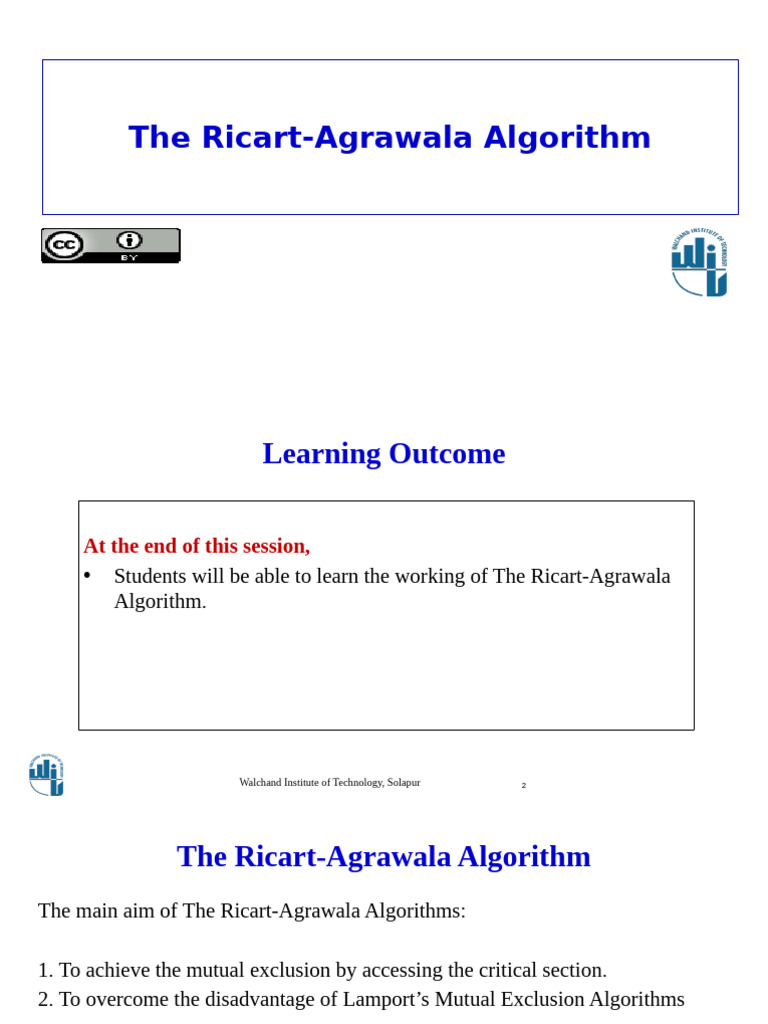 The Ricart-Agrawala's Algorithm | PDF | Concurrent Computing | Computer ...