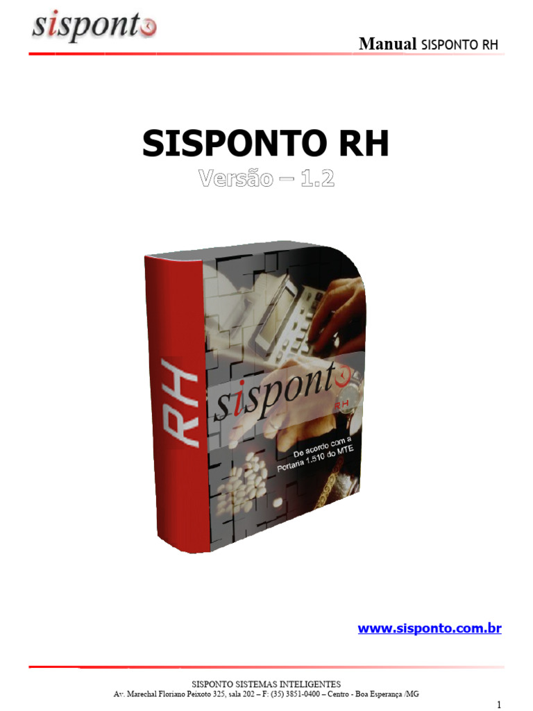 Manual do SISPONTO RH | PDF | Gestão de recursos humanos | Inteligência ...
