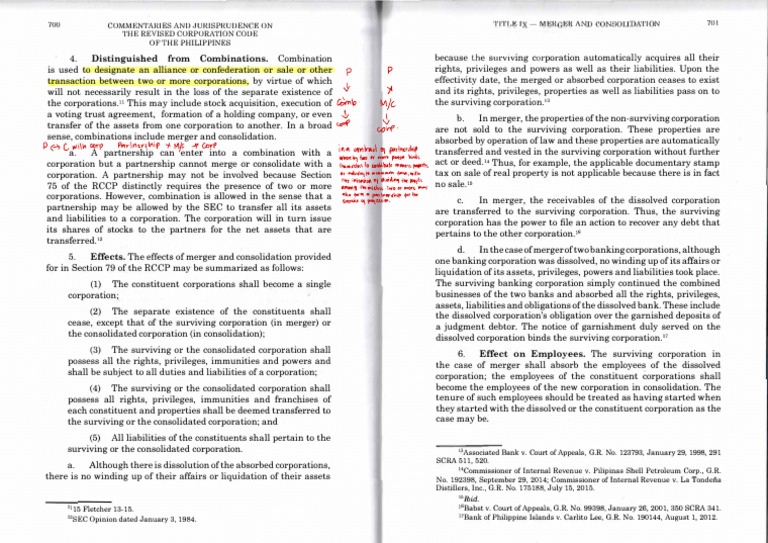 Revised Corporation Code 2020 Aquino 5 | PDF | Mergers And Acquisitions ...