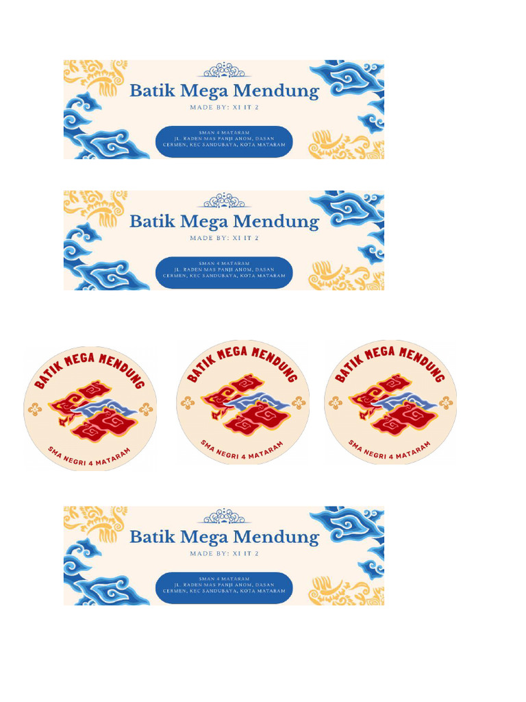 Contoh Logo Mega Mendung | PDF