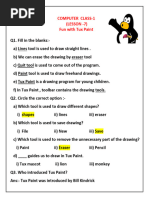 Tux Paint Basics | PDF