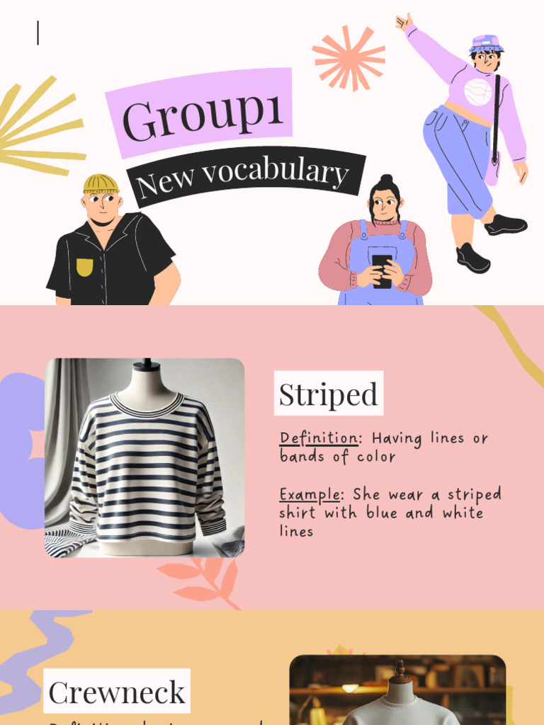Essential Fashion Vocabulary Guide | PDF