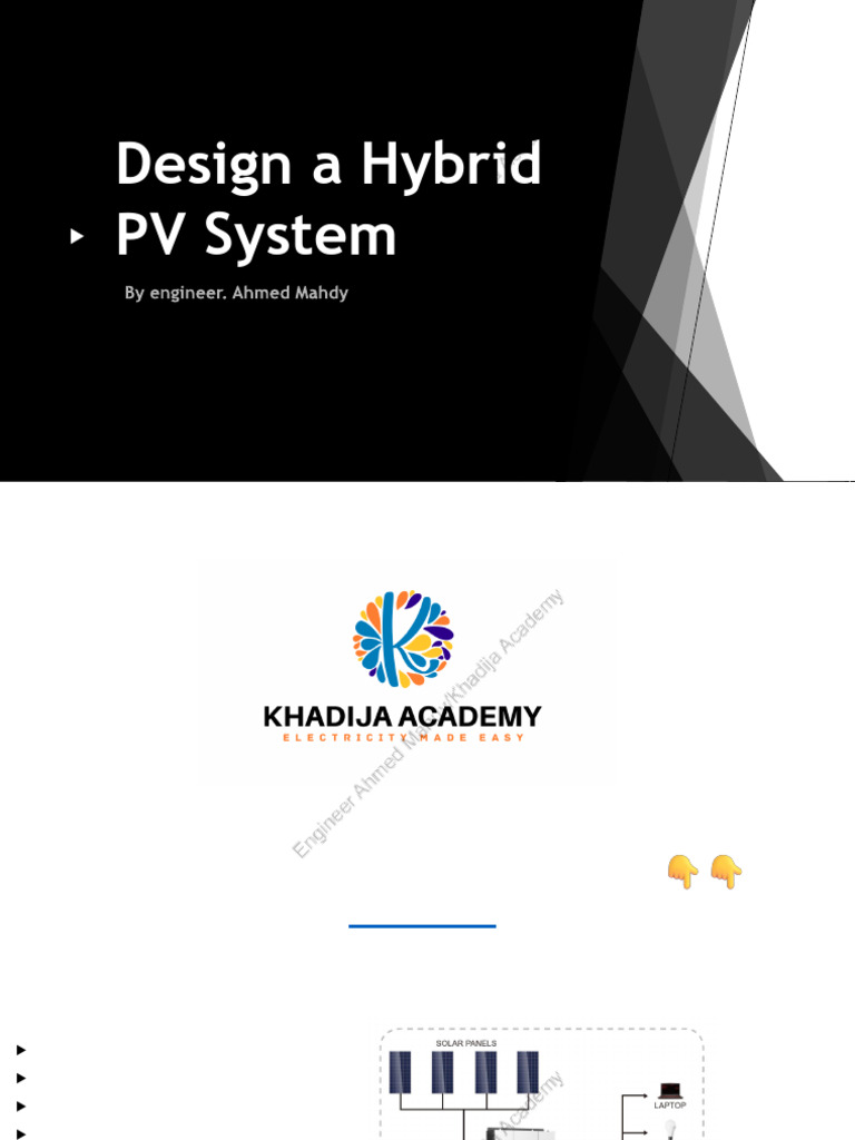 Hybrid Solar System Design Guide | PDF | Power Inverter | Photovoltaic ...