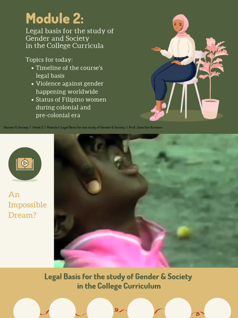 Module 2 Slides | PDF | Gender Studies | Discrimination & Race Relations