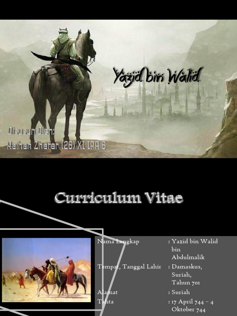 Biografi Yazid Bin Walid | PDF