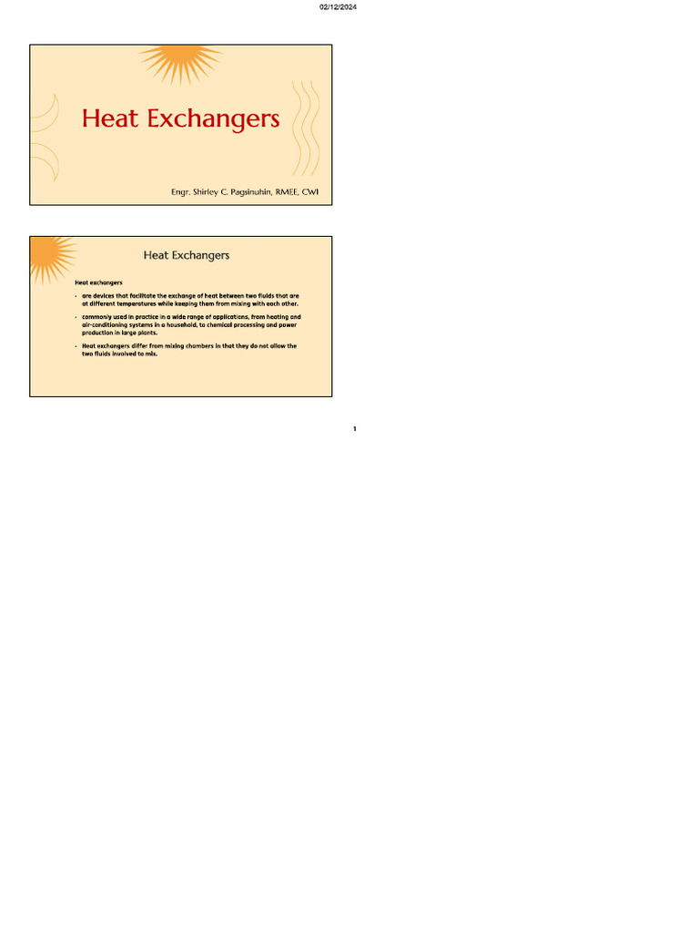 Module 4 Heat Exchangers | PDF