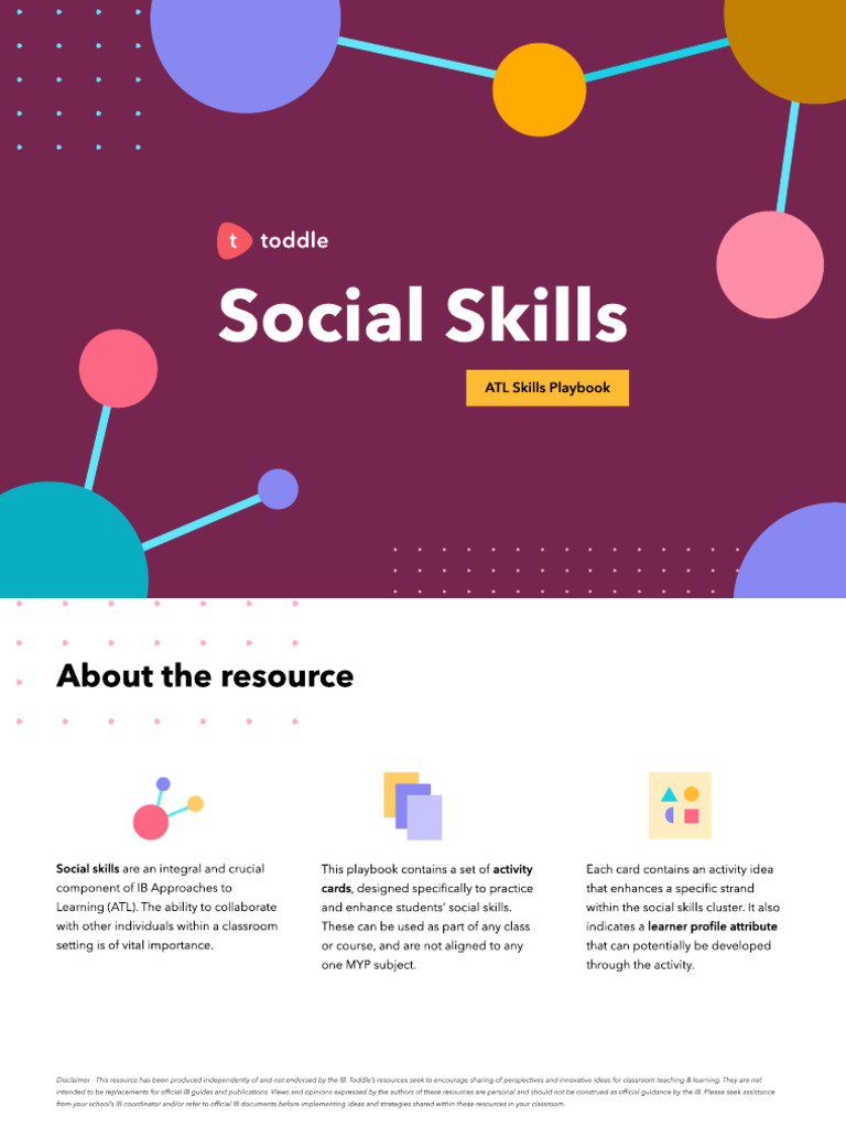 Social Skills Activity Playbook | PDF | Learning | Empathy