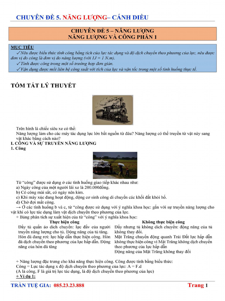 Nang Luong Va Cong | PDF