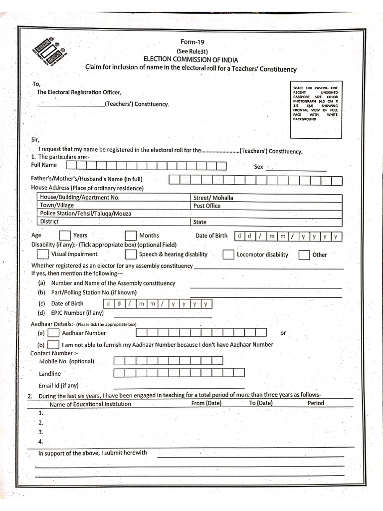 Form 19 | PDF